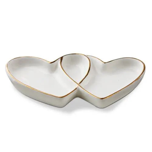 TAG Sweetheart Trinket Dish Multi Earthenware Everyday - White