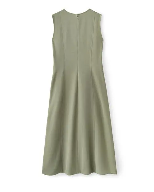 CARTOLINA Pebbled Crepe Midi Dress