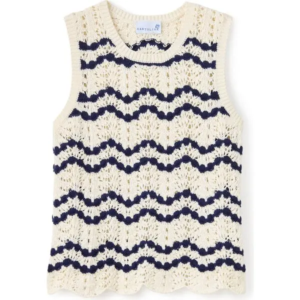 CARTOLINA Northport Knit Scoop - Blue