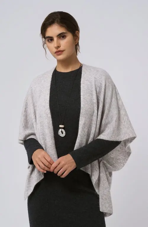 JUANA Cashmere Cape - Gray