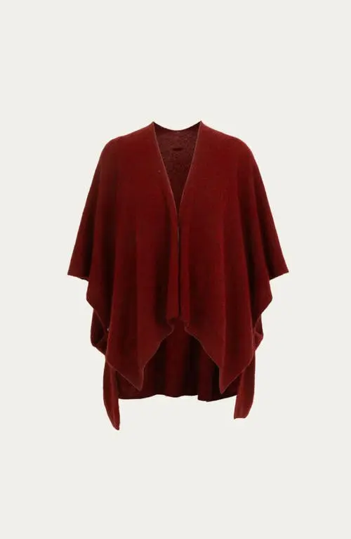 JUANA Cashmere Cape - Red
