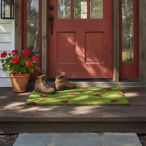 TAG Ladybug Coir Mat Multi Coir Summer