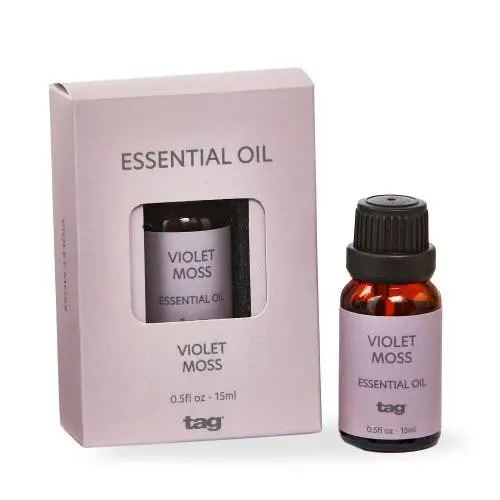 TAG Violet Moss Essential Oil Home Fragrance For Everyday Use - Multicolored