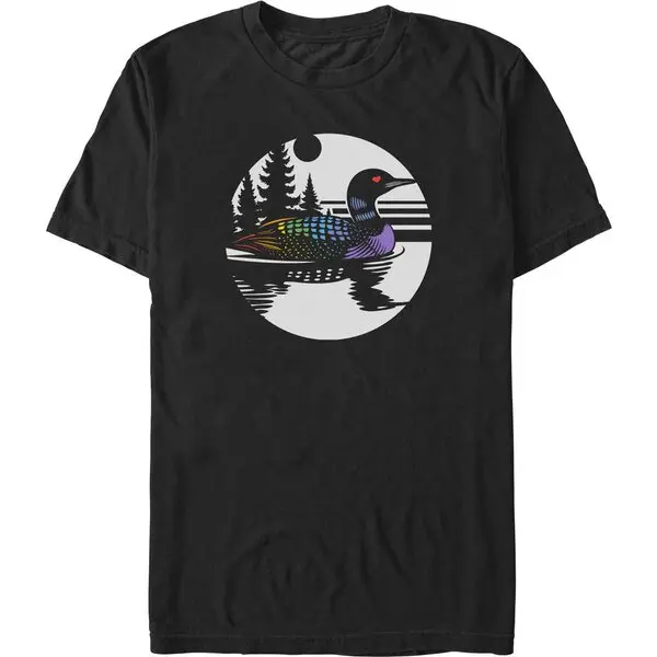LOST GODS Another Rainbow Loon Short Sleeve Graphic T-shirt - Black