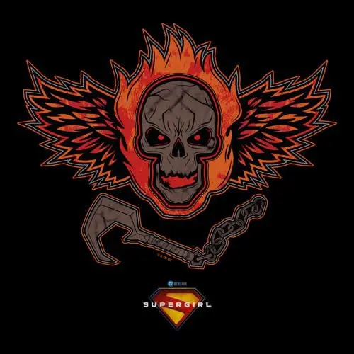 SUPERGIRL Ruthless And Feared Logo Graphic T-shirt
