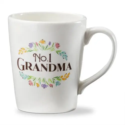 TAG No 1 Grandma Earthenware Mug Multi 18 Oz 4 X 4 X 4.76
