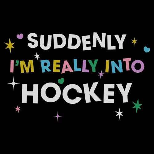 LOST GODS Really Into Hockey Colors Short Sleeve Graphic T-shirt