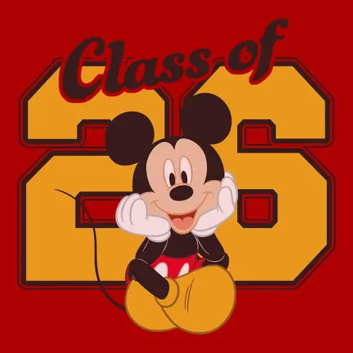 MICKEY & FRIENDS Class Of 26 Pose Graphic T-shirt
