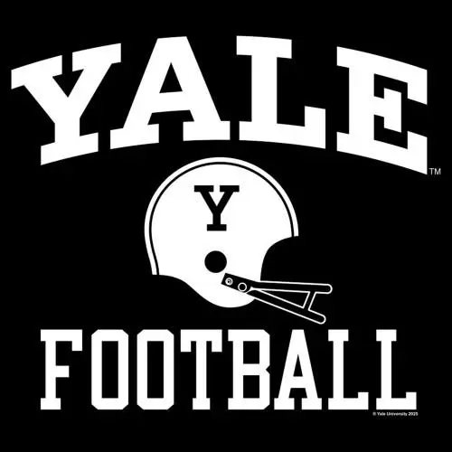 YALE UNIVERSITY Football Helmet Logo Short Sleeve Graphic T-shirt