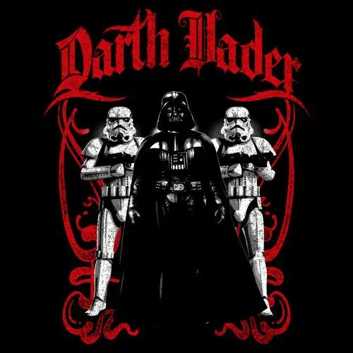 STAR WARS Darth Vader And Stormtrooper Pose Short Sleeve Graphic T-shirt