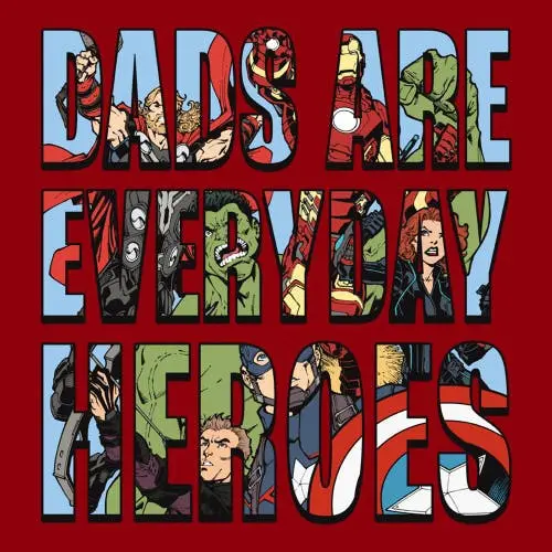 MARVEL Dads Are Everyday Heroes Graphic T-shirt