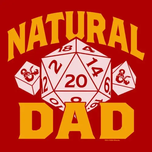 DUNGEONS & DRAGONS Natural Twenty Dad Graphic T-shirt