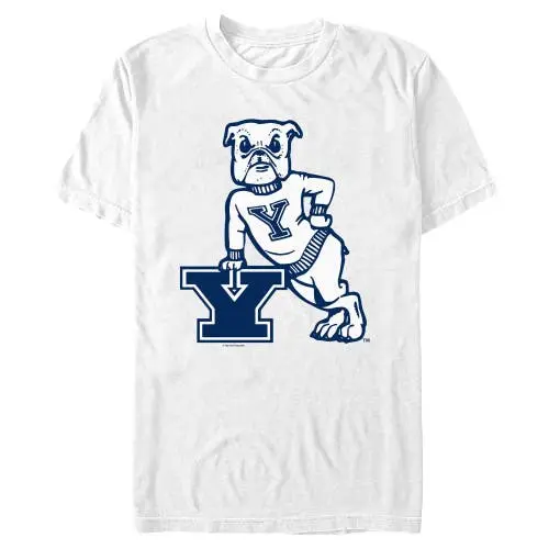 YALE UNIVERSITY Handsome Dan Pose Short Sleeve Graphic T-shirt