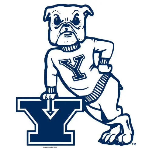 YALE UNIVERSITY Handsome Dan Pose Short Sleeve Graphic T-shirt