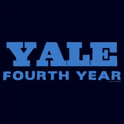 YALE UNIVERSITY Four Year Logo Short Sleeve Graphic T-shirt