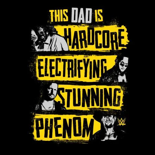 WWE This Dad Is Quote Short Sleeve Graphic T-shirt