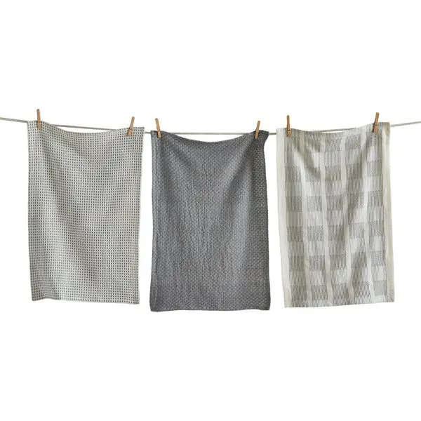 TAG Sonoma Dishtowel S/3 Light Light Cotton Everyday