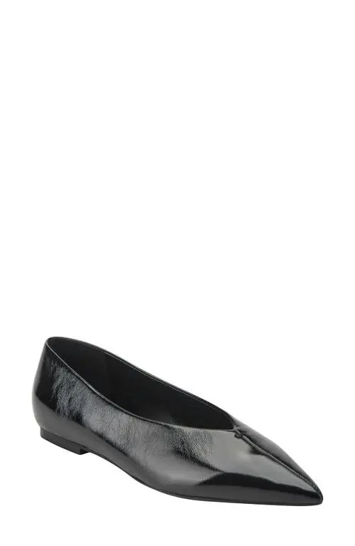 Marc Fisher Casee Pointed Toe Flat - Black