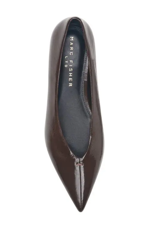 Marc Fisher Casee Pointed Toe Flat - Dark Brown