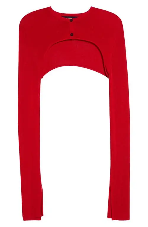 ASHLYN Liliana Micro Shrug - Red