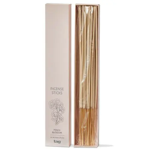 TAG Peach Blossom Incense Sticks Air Freshener For Home Fragrance - Multicolored