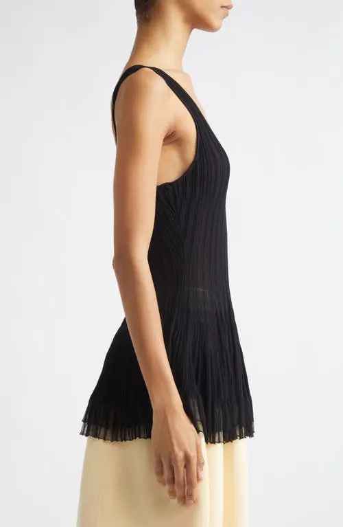 ASHLYN Bennett Layered Hem Rib Sweater Tank