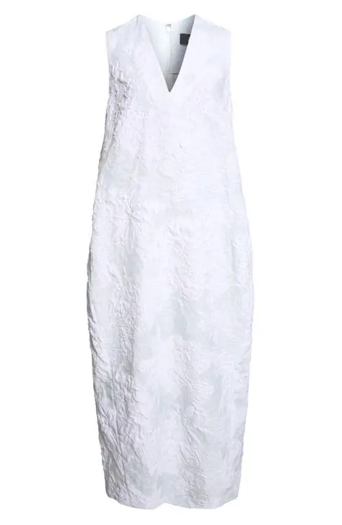 ASHLYN Lena Floral Silk Blend Jacquard Dress