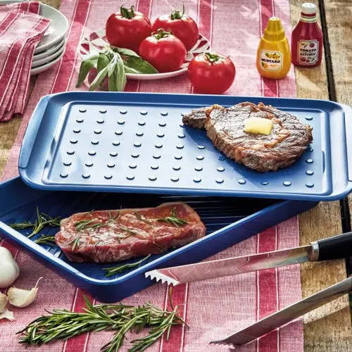 TAG Melmn Grill Marinade & Prep Tray S/2 Melamine Summer
