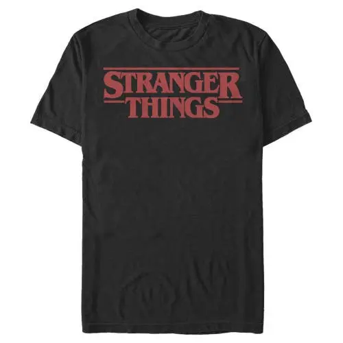 STRANGER THINGS Netflix Bold Logo Short Sleeve Graphic T-shirt