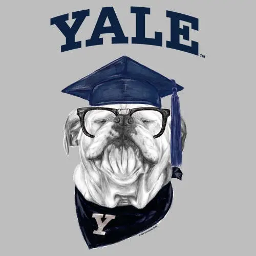 YALE UNIVERSITY Handsome Dan Graduation Graphic T-shirt