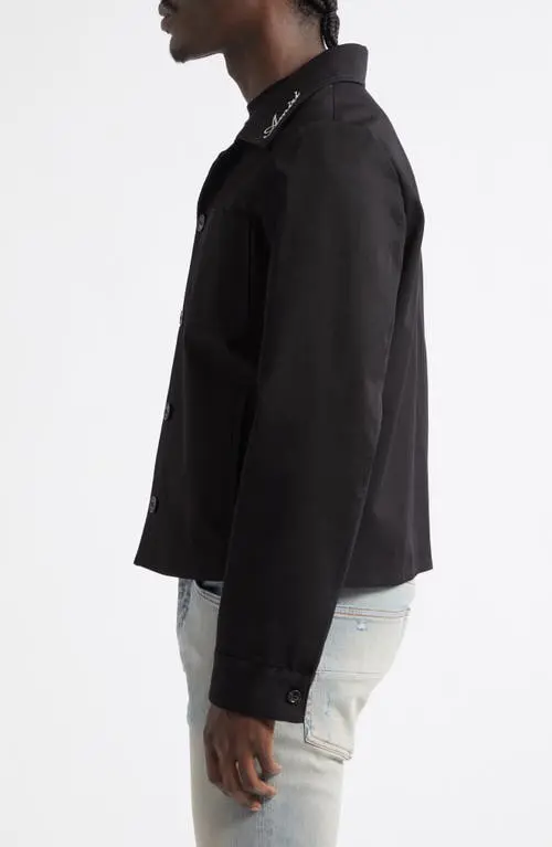 Amiri Script Collar Cotton Jacket