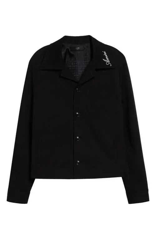 Amiri Script Collar Cotton Jacket