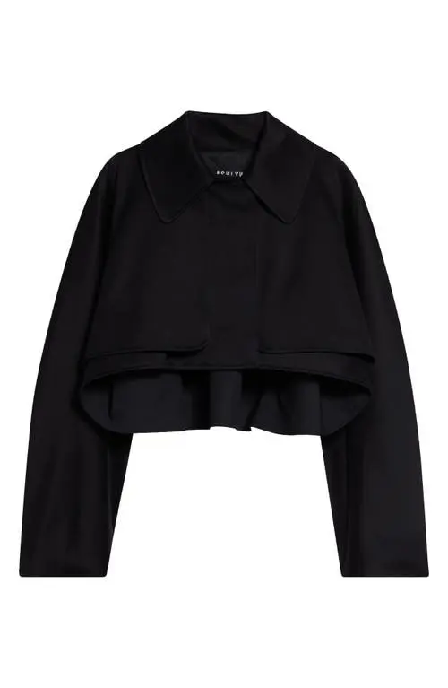 ASHLYN Beckett Crop Cotton Sateen Jacket