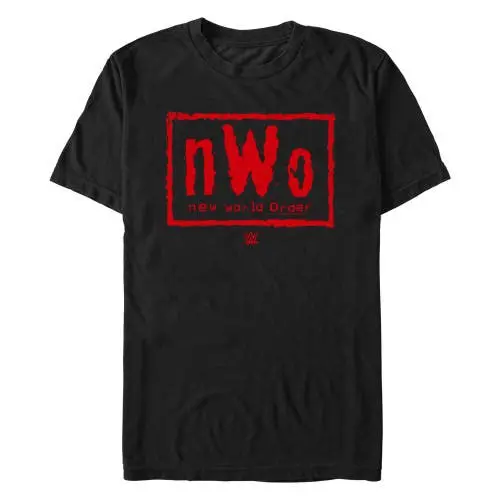 WWE Red Order Logo Graphic T-shirt - Black