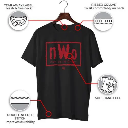 WWE Red Order Logo Short Sleeve Graphic T-shirt
