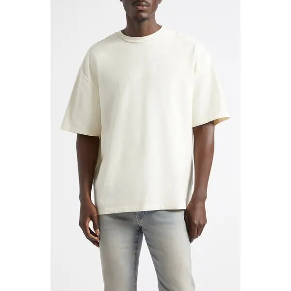 Amiri Oversize Gradient Ma Bandana Patch Appliqué Skate T-shirt - Ivory
