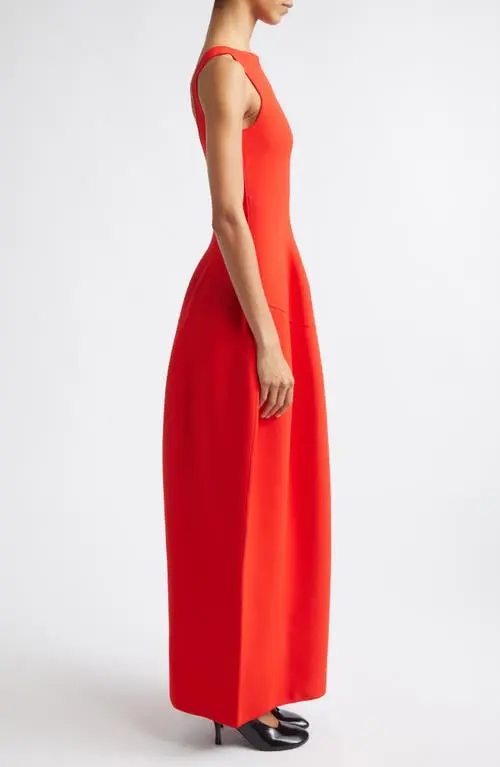 ASHLYN Tama Sleeveless Maxi Sweater Dress - Red