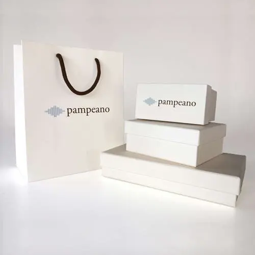 PAMPEANO Charro Loop Keyring - Brown/navy/blue