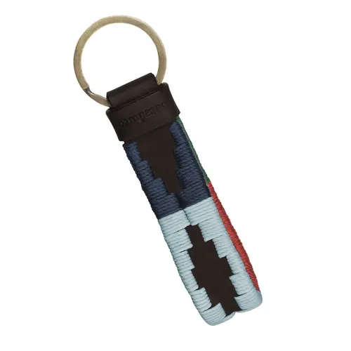 PAMPEANO Charro Loop Keyring - Brown/red/blue