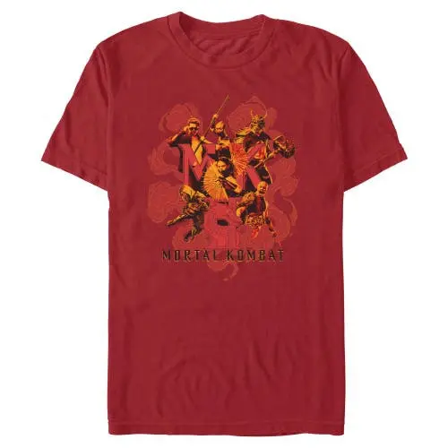 MORTAL KOMBAT II Champions Vs Villains Group Shot Short Sleeve Graphic T-shirt
