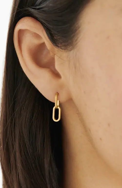 KATIE LOXTON Arabella Hoop Earrings With Oversized Link Design