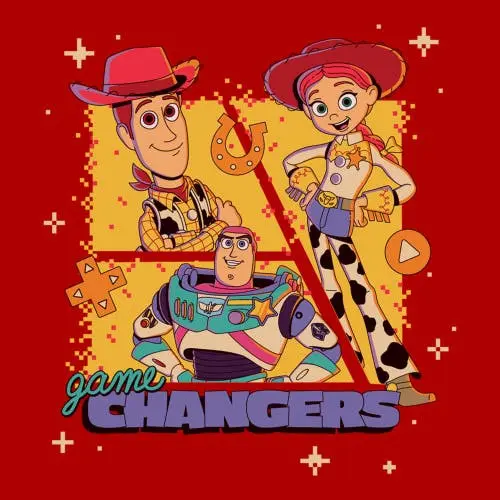 TOY STORY 5 Three Friends Game Changers Short Sleeve Graphic T-shirt