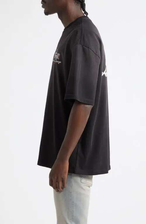 Amiri Oversize Studio Embroidered Skate T-shirt
