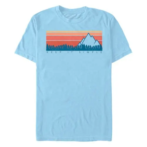 LOST GODS Keep It Simple Retro Graphic T-shirt