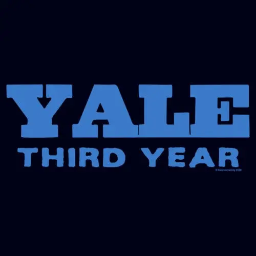 YALE UNIVERSITY Third Year" Graphic T-shirt