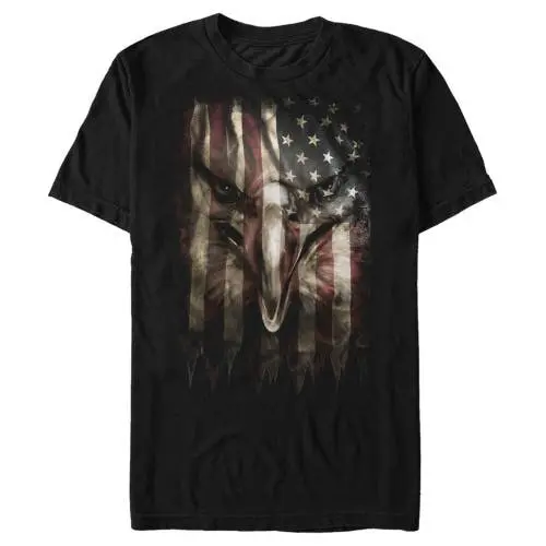 LOST GODS Heroic American Eagle Graphic T-shirt