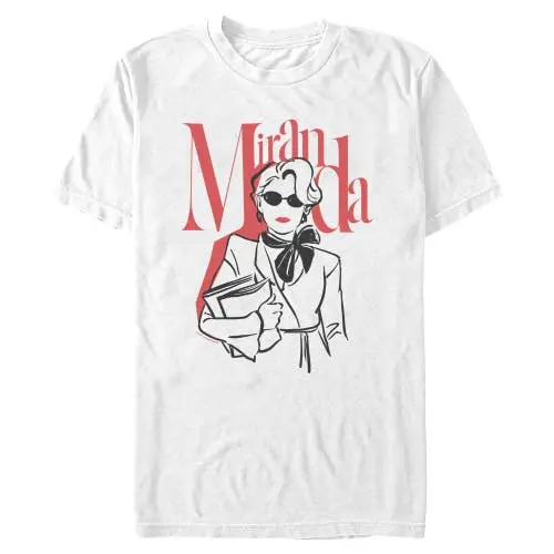 THE DEVIL WEARS PRADA 2 Chic Miranda Graphic T-shirt - White