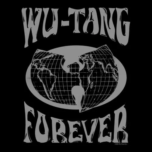 WU-TANG CLAN Worldwide Map Group Forever Graphic T-shirt