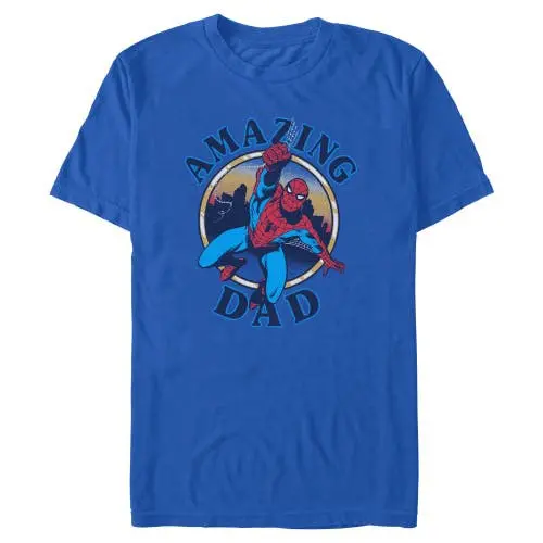 MARVEL My Dad Is Amazing Short Sleeve Graphic T-shirt