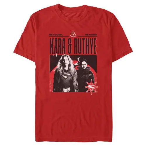 SUPERGIRL Kara And Ruthye Graphic T-shirt - Red